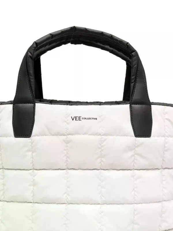 VEECOLLECTIVE Medium Quilted Porter Tote Bag - Neutrals
