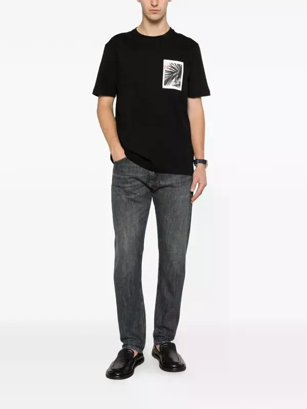 BOSS Cotton-jersey T-shirt With Graphic Print