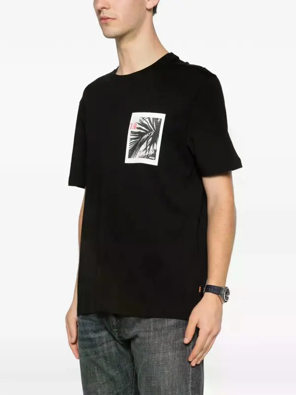 BOSS Cotton-jersey T-shirt With Graphic Print