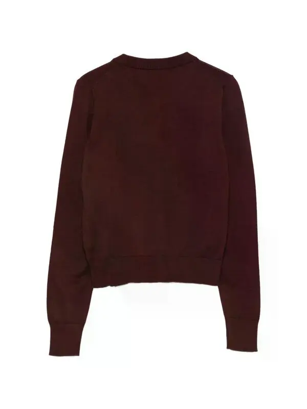 Alpha Studio Buttoned Cardigan - Brown