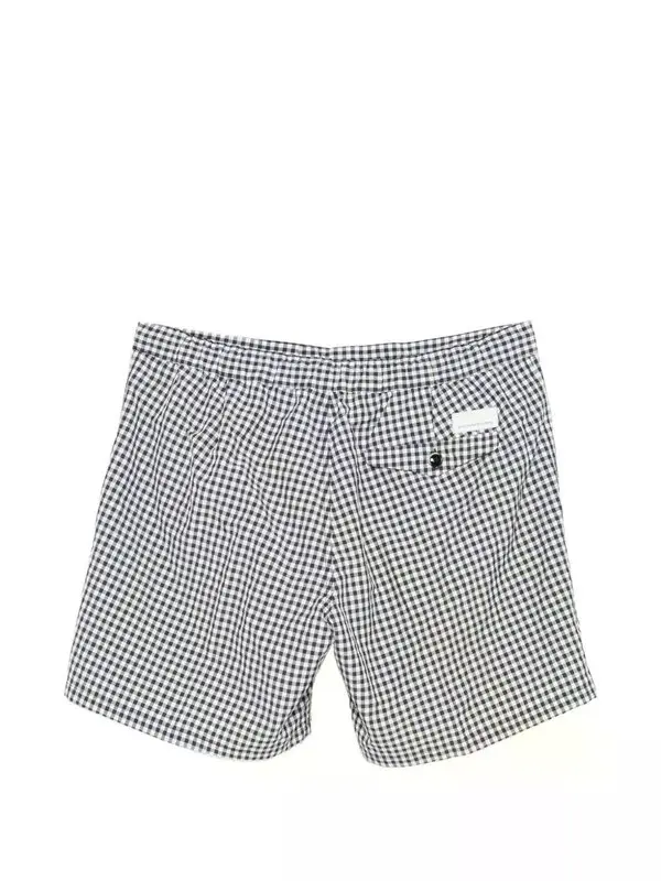 NINE:INTHE:MORNING Check-pattern Swim Shorts
