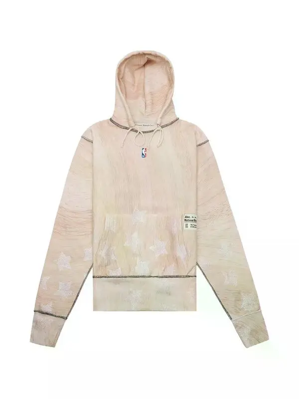 ADVISORY BOARD CRYSTALS Wood Grain Star-print Hoodie - Neutrals
