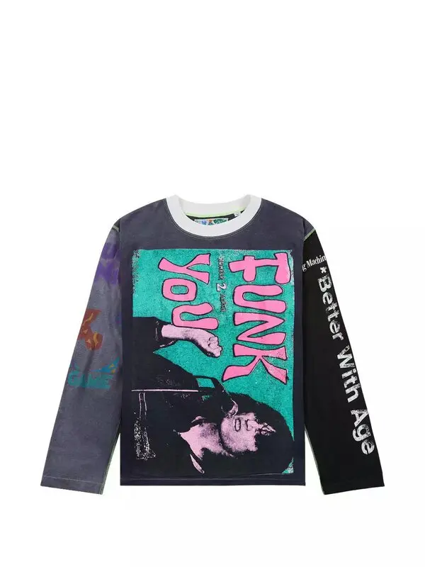 BETTER WITH AGE Rivka Reversible Graphic-print -t-shirt - Grey