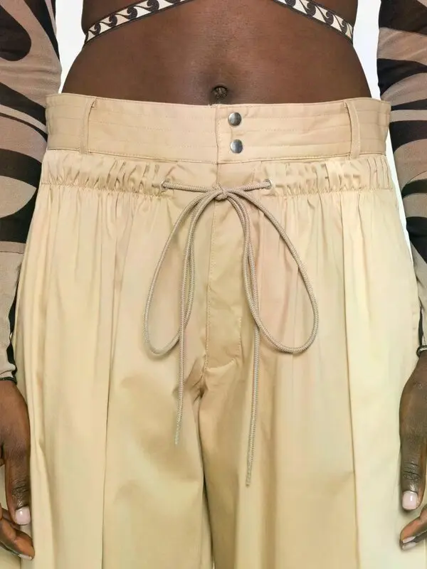 ANIYE BY Drawstring Closure Trousers - Neutrals