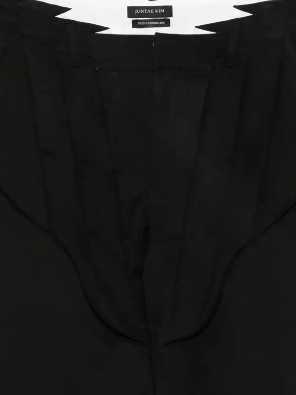JUNTAE KIM Gathered Corset Slacks