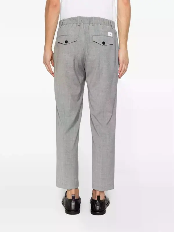 PMDS PREMIUM MOOD DENIM SUPERIOR Pressed-crease Flap-pocket Trousers