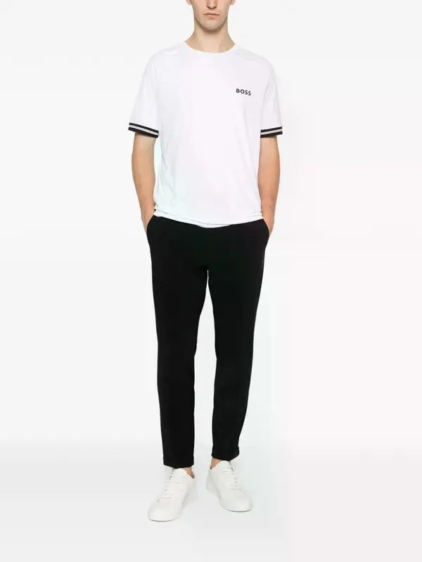 PMDS PREMIUM MOOD DENIM SUPERIOR Elasticated-waistband Pressed-crease Trousers