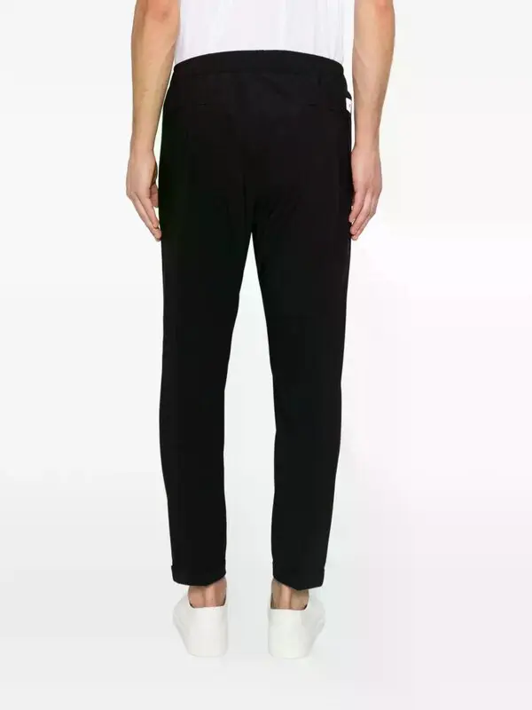 PMDS PREMIUM MOOD DENIM SUPERIOR Elasticated-waistband Pressed-crease Trousers