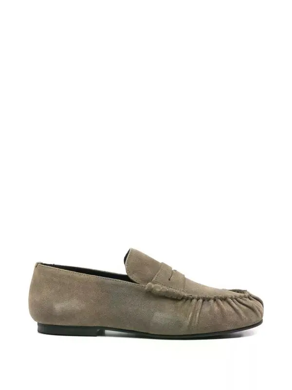 ALOHAS Aven Suede Loafers - Green