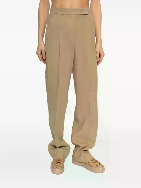 Max Mara Abate Pleated Trousers - Brown