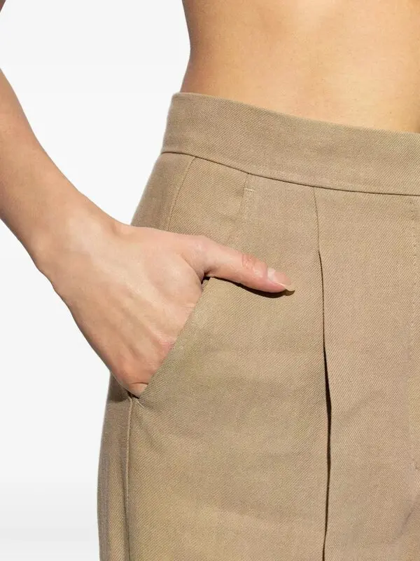 Max Mara Abate Pleated Trousers - Brown