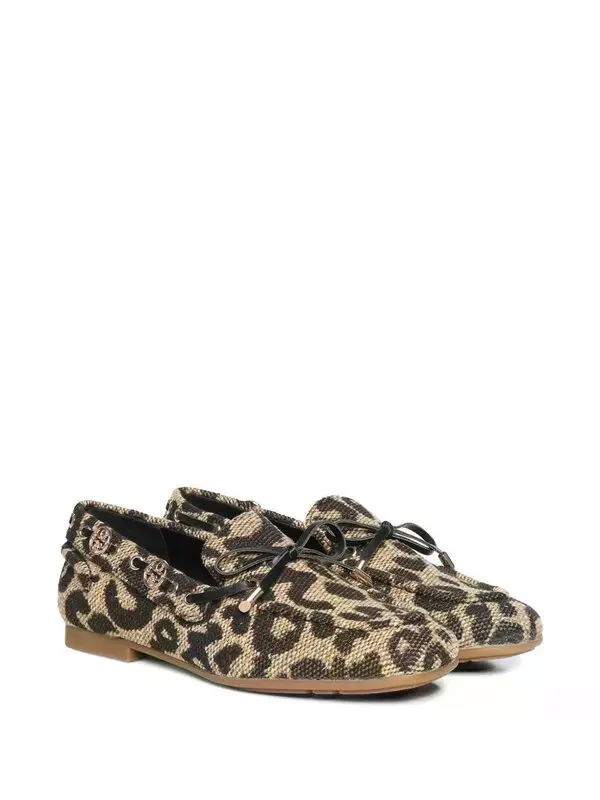 V°73 Leopard Print Loafers