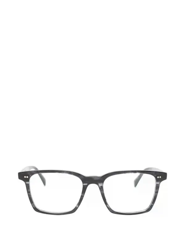 Oliver Spencer Maslow Square-frame Glasses - Grey