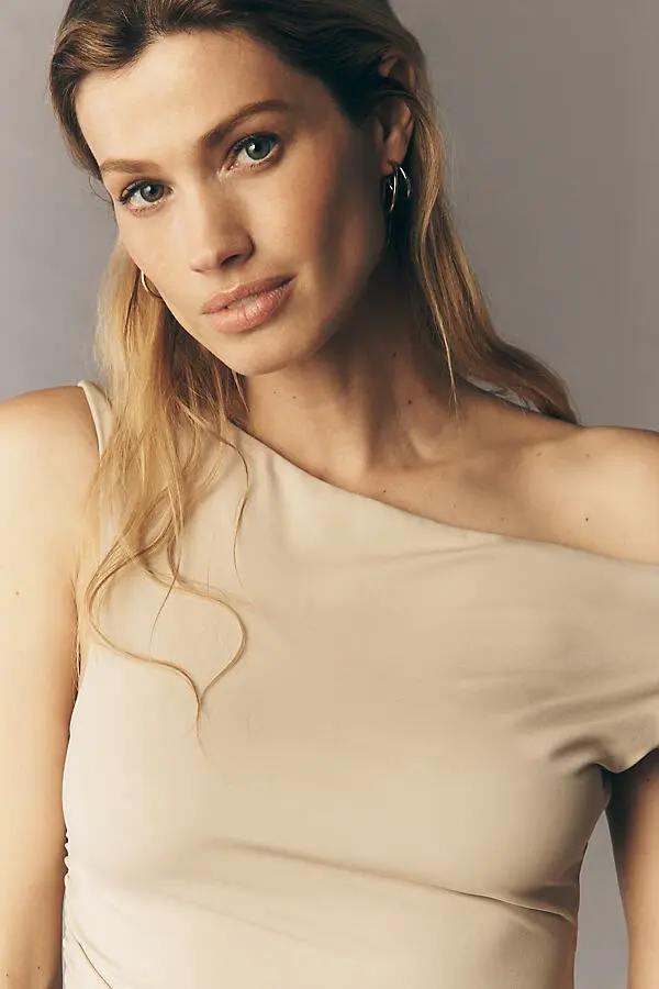 Anthropologie Second Skin Cropped Tank Top