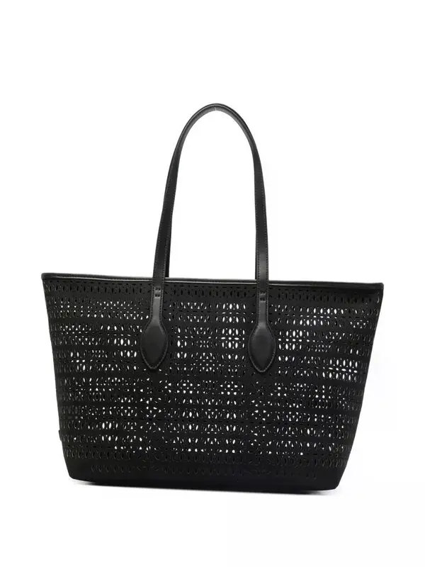 GIANNI CHIARINI Laser-cut Tote Bag - Black