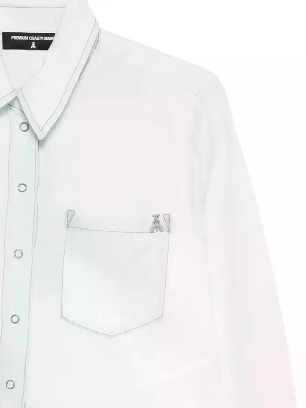 Patrizia Pepe Buttoned Cropped Shirt