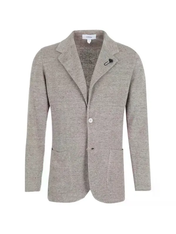 LARDINI Single-breasted Blazer - Neutrals