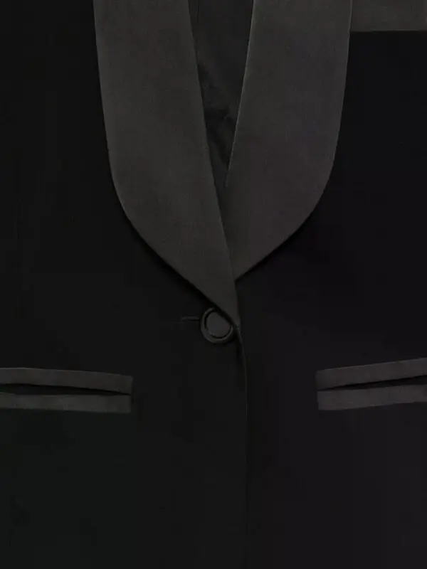 D.exterior Shawl-collar Jacket