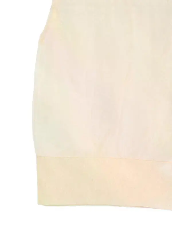 Alpha Studio Sheer Crew Neck Top