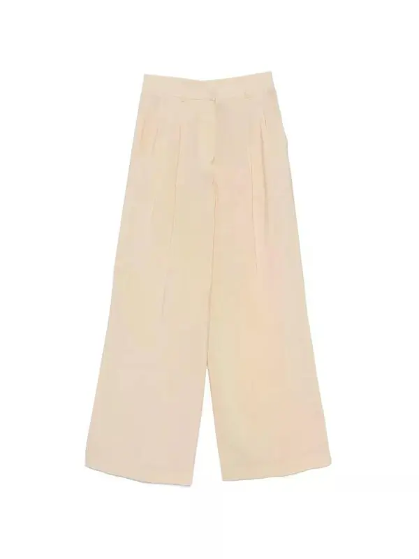 Alpha Studio Pleated Wide Leg Trousers