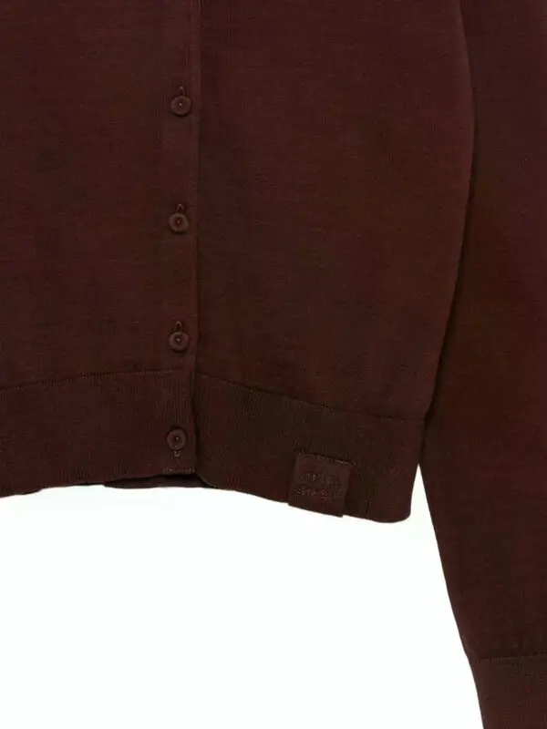 Alpha Studio Buttoned Cardigan - Brown