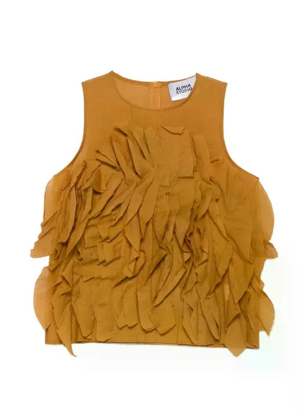 Alpha Studio Ruffled Top