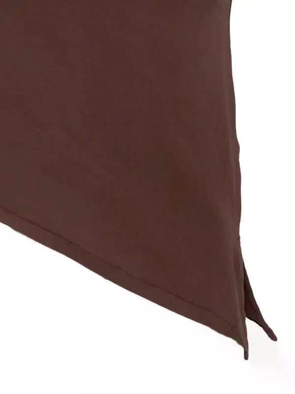 Alpha Studio Asymmetric T-shirt - Brown