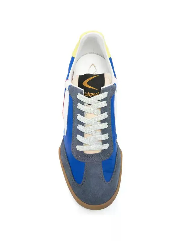 VALSPORT Logo-patch Lace-up Sneakers - Blue
