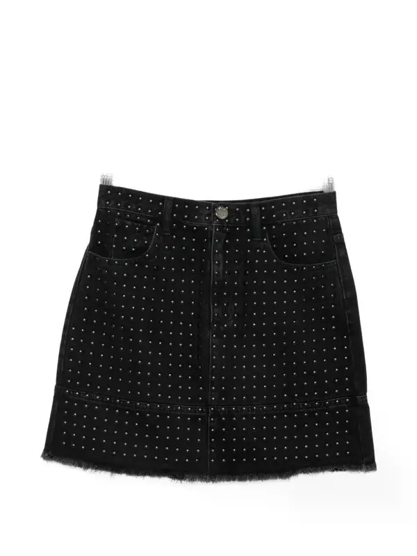 Pinko Laredo Studded Mini Skirt - Black