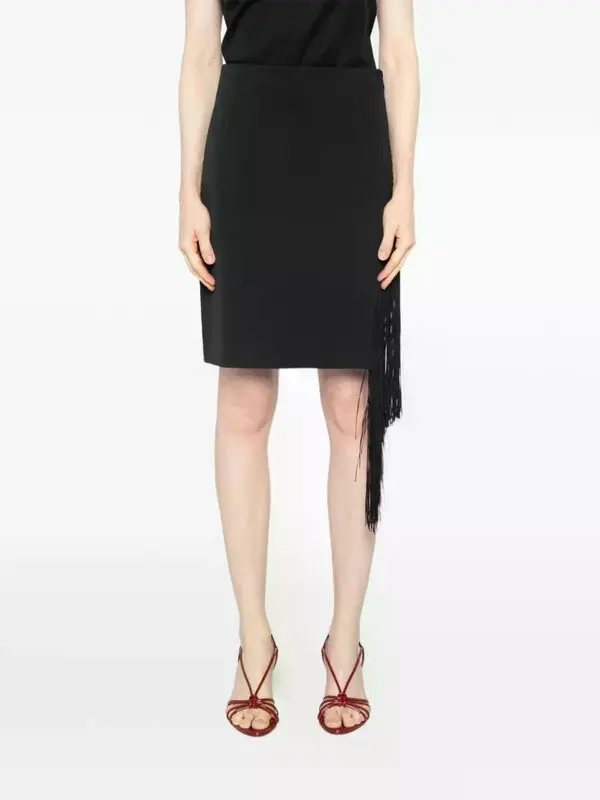 Pinko Fringed Mini Skirt