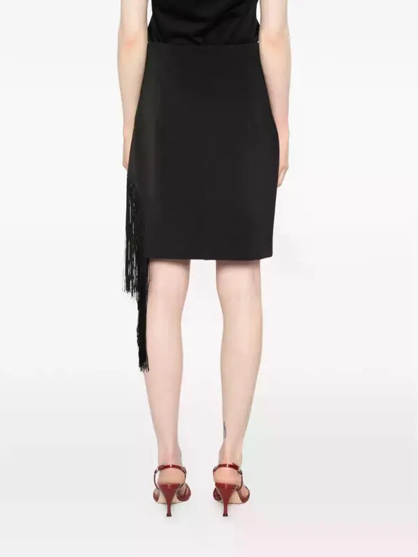 Pinko Fringed Mini Skirt