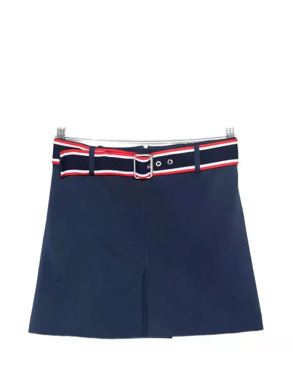 Pinko Belted Mini Skirt - Blue