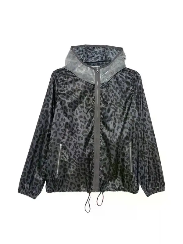 Pinko Animal-print Hooded Jacket