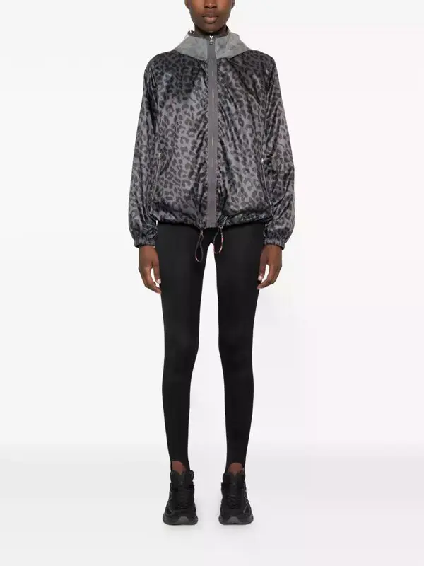 Pinko Animal-print Hooded Jacket