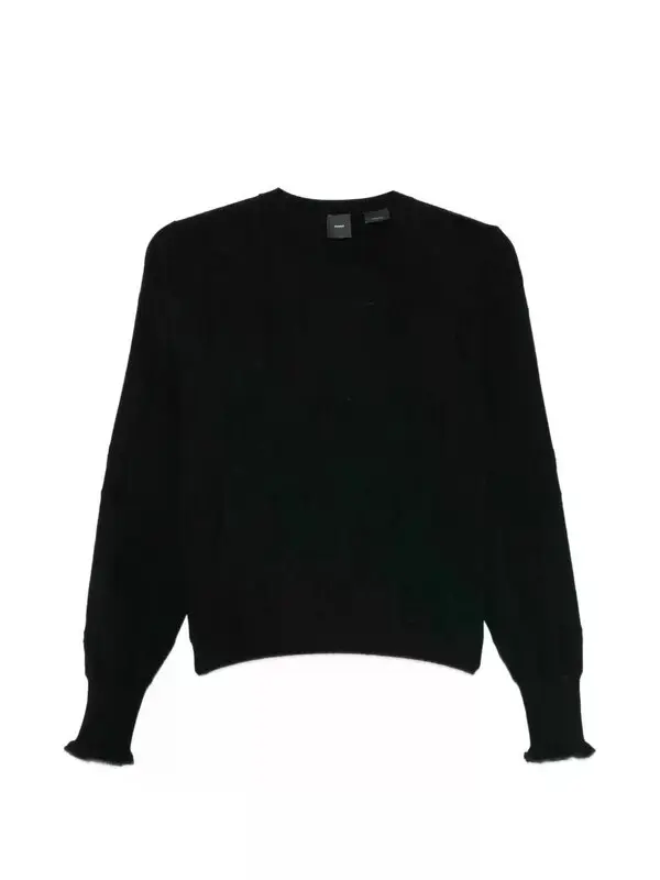 Pinko Sweater With Ruffled Cuffs
