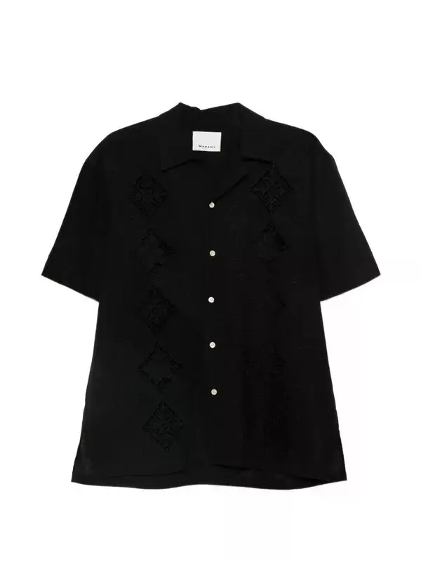 MARANT Indy Openwork Short-sleeve Shirt