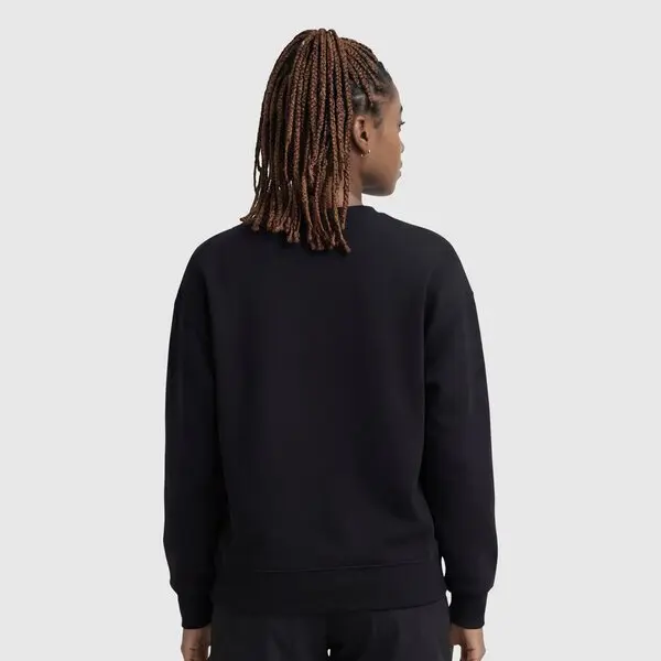 Champion Powerblend Crewneck Sweatshirt With Embroidered Logo - Black