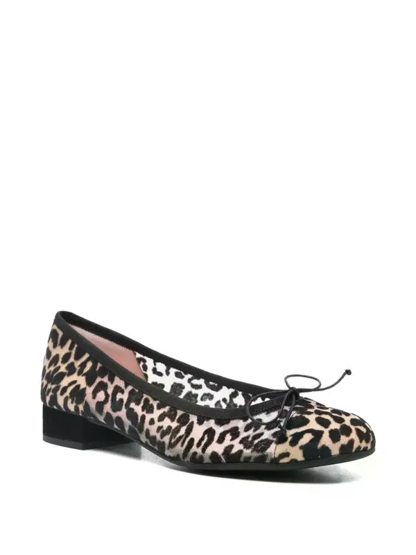 Pretty Ballerinas Leopard Print Ballet Flats - Neutrals