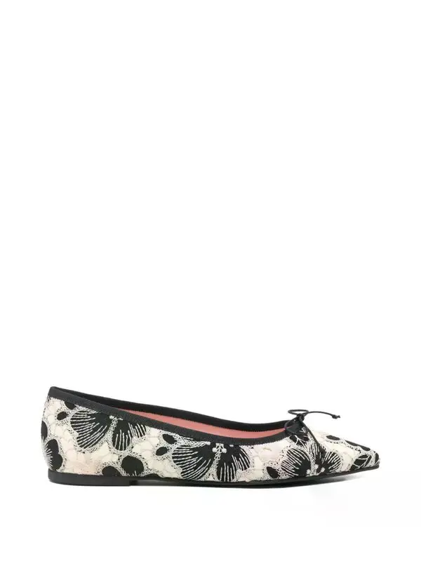 Pretty Ballerinas Floral-print Ballet Flats - Neutrals