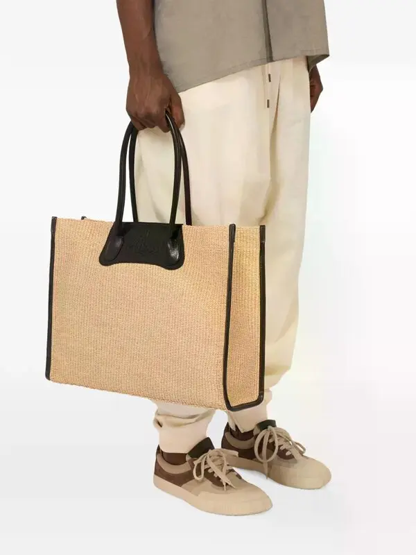 VIVIENNE WESTWOOD Troy Woven Tote - Neutrals