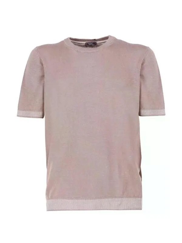 Peserico Knitted Short-sleeve Sweater - Pink
