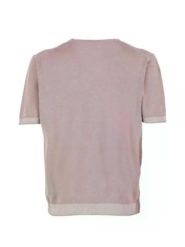 Peserico Knitted Short-sleeve Sweater