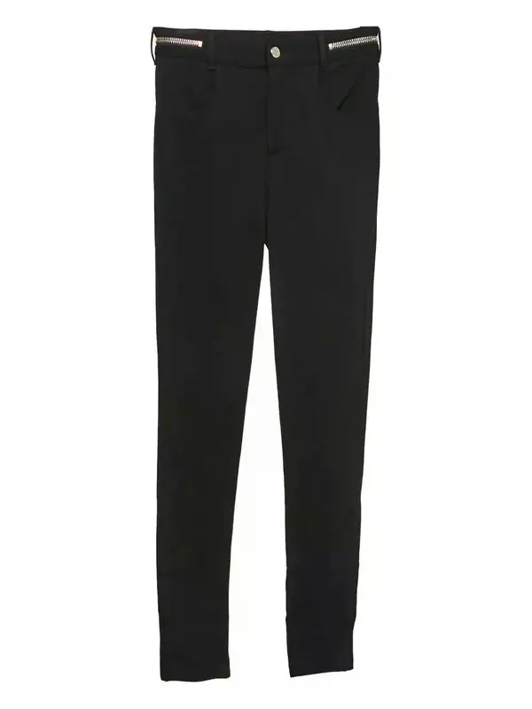 Givenchy 2023 Zip-embellished Trousers - Black