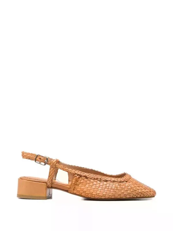 CARMELA Woven Slingback Ballet Flats