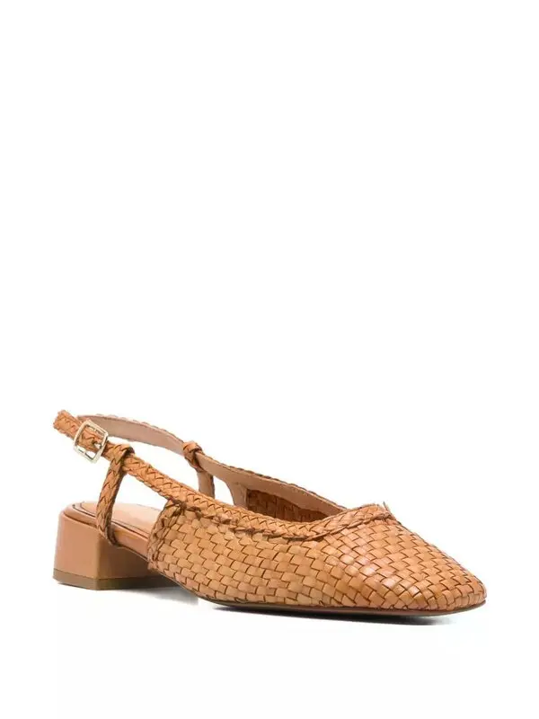 CARMELA Woven Slingback Ballet Flats