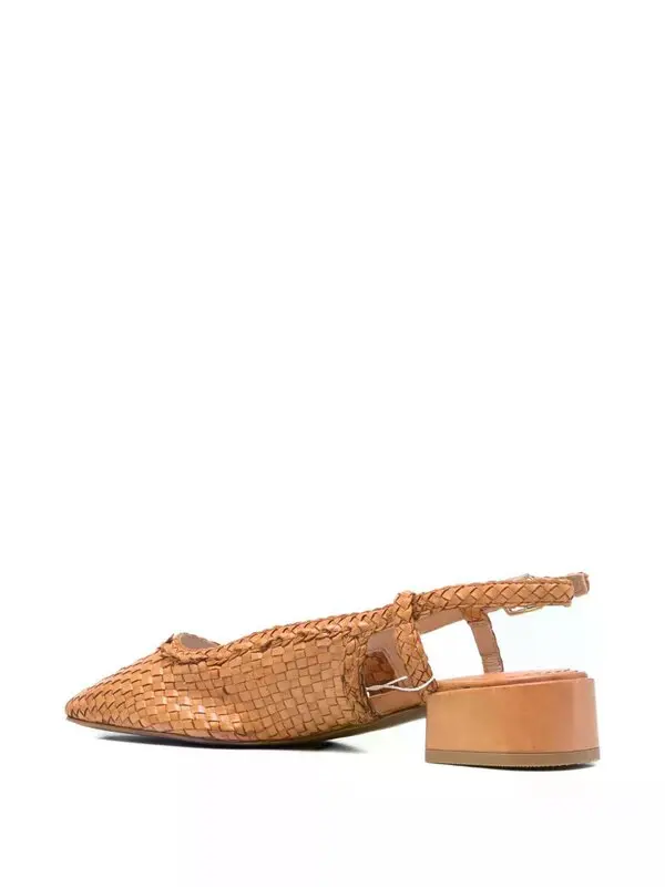 CARMELA Woven Slingback Ballet Flats