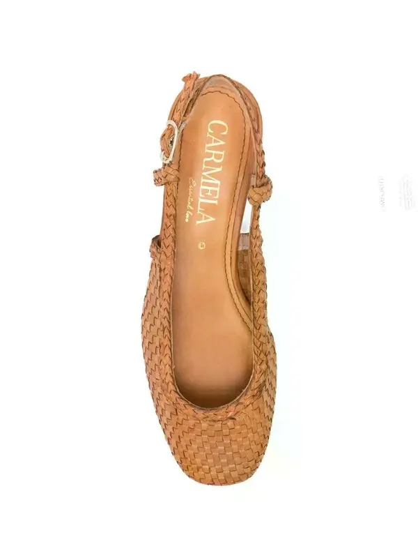 CARMELA Woven Slingback Ballet Flats