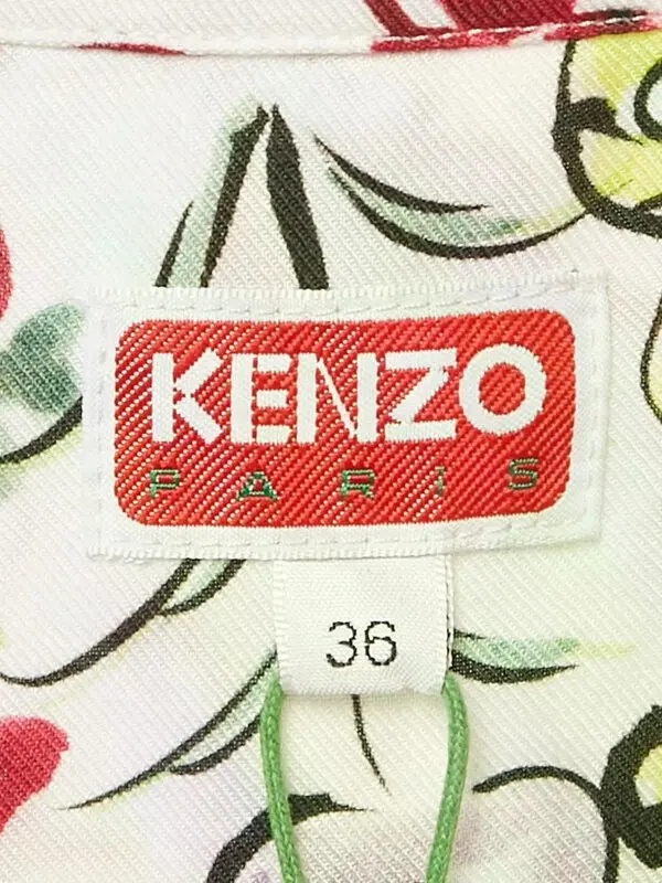 Kenzo Floral-print Belted Dress