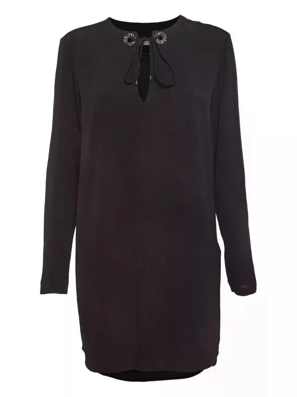 Sandro Lace-up Dress - Black