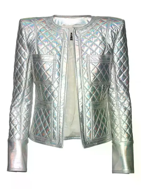 Balmain Quilted Jacket - Metallic